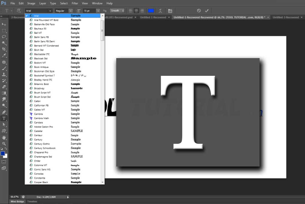 Basic of Type Tool - ToolTutorial