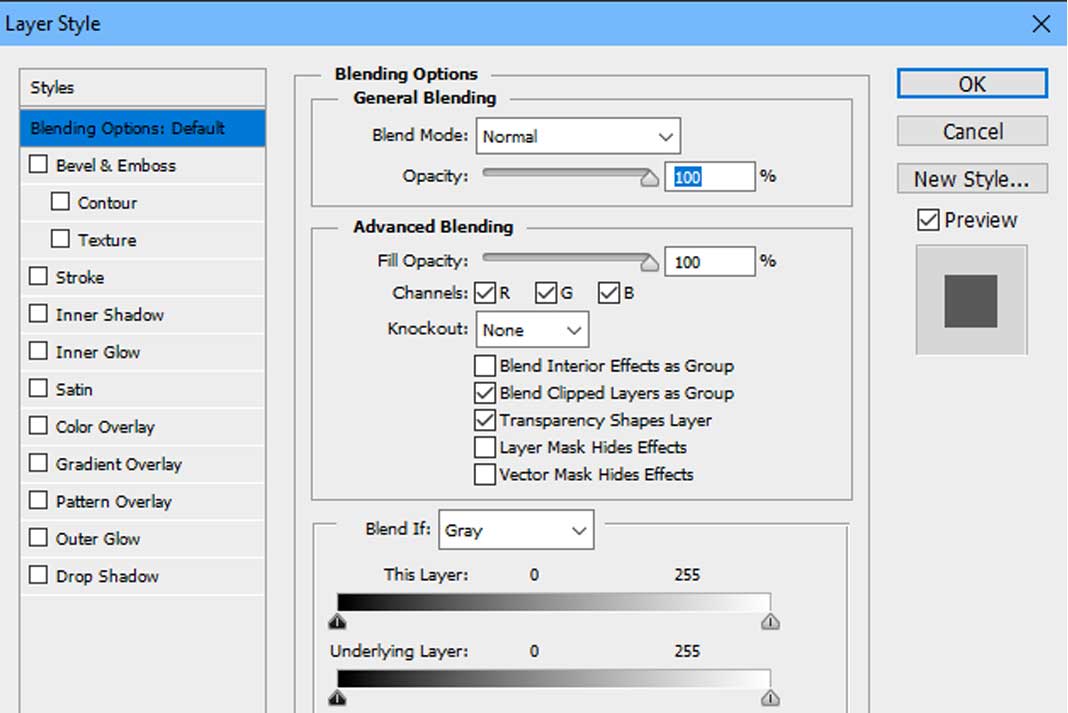 Layer Style - ToolTutorial