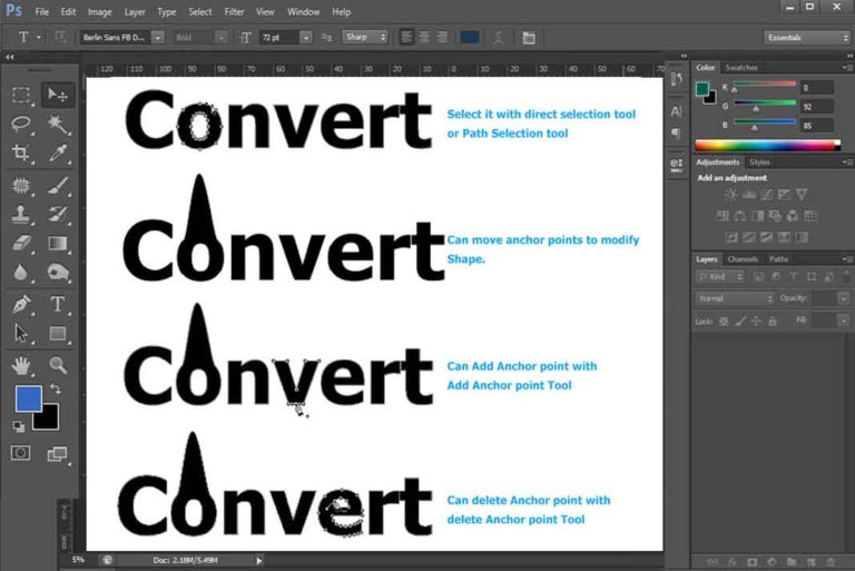 Direct Selection Tool - ToolTutorial